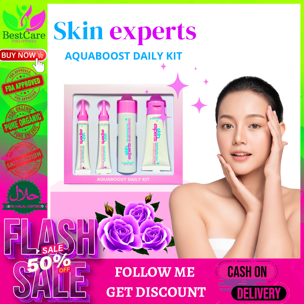 20X EFFECTIVE WHITENING AQUABOOST Daily Skin experts Kit Hydrating Facial Washw & Pore ...