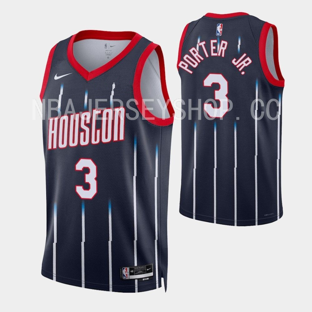 2022-23 New Original NBA Houston Rockets #3 Kevin Porter Jr. Jersey ...