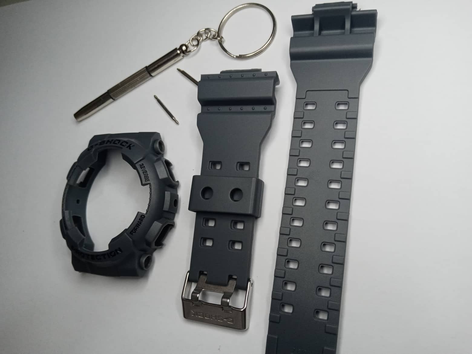 Combo Package straps and bezel (BLACK)GA100,GA110,GA120,GLS100,GAX100 ...