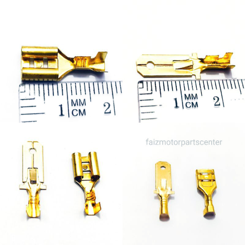 MOTORCYCLE UNIVERSAL FEMALE MALE TERMINAL CONNECTOR BULLET CONNECTOR ...