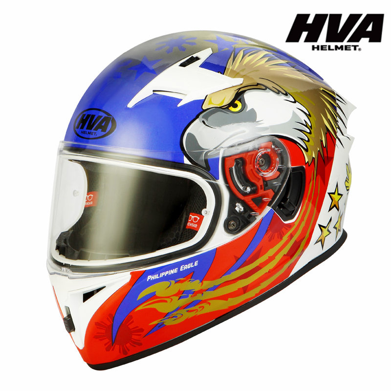 HVA VG-SV Philippine Eagle Full Face Helmet Dual Visor Helmet ...
