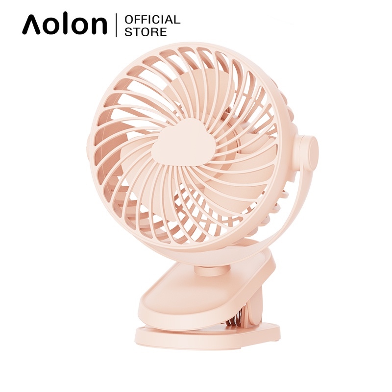 Aolon FS60 4000mAh Portable Rechargeable Clip-on Fan Strong Wind USB ...