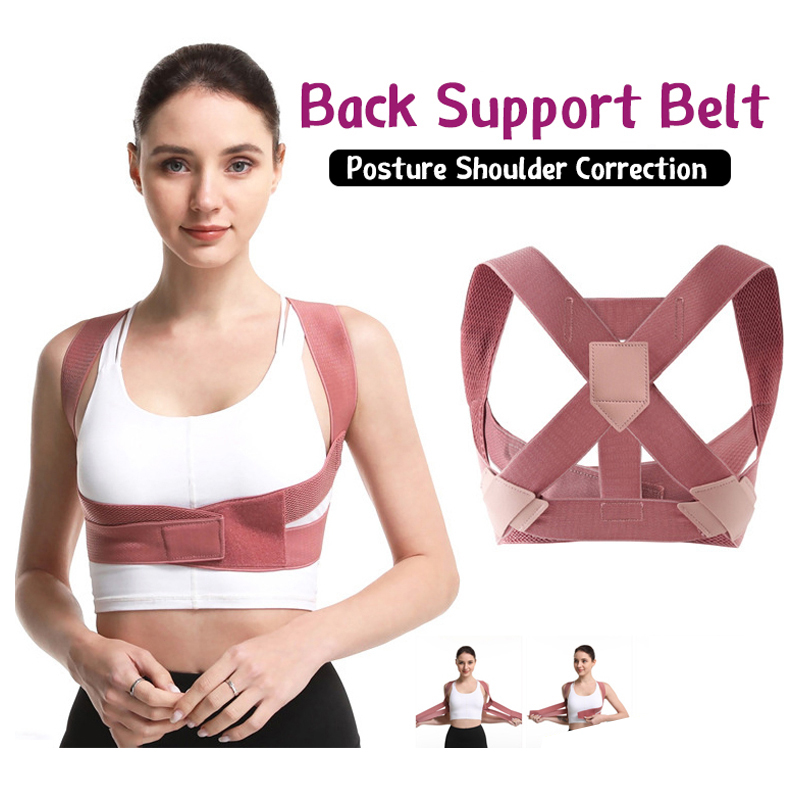 FOCANO Posture Corrector Brace For Women or Men Back Support Belt ...