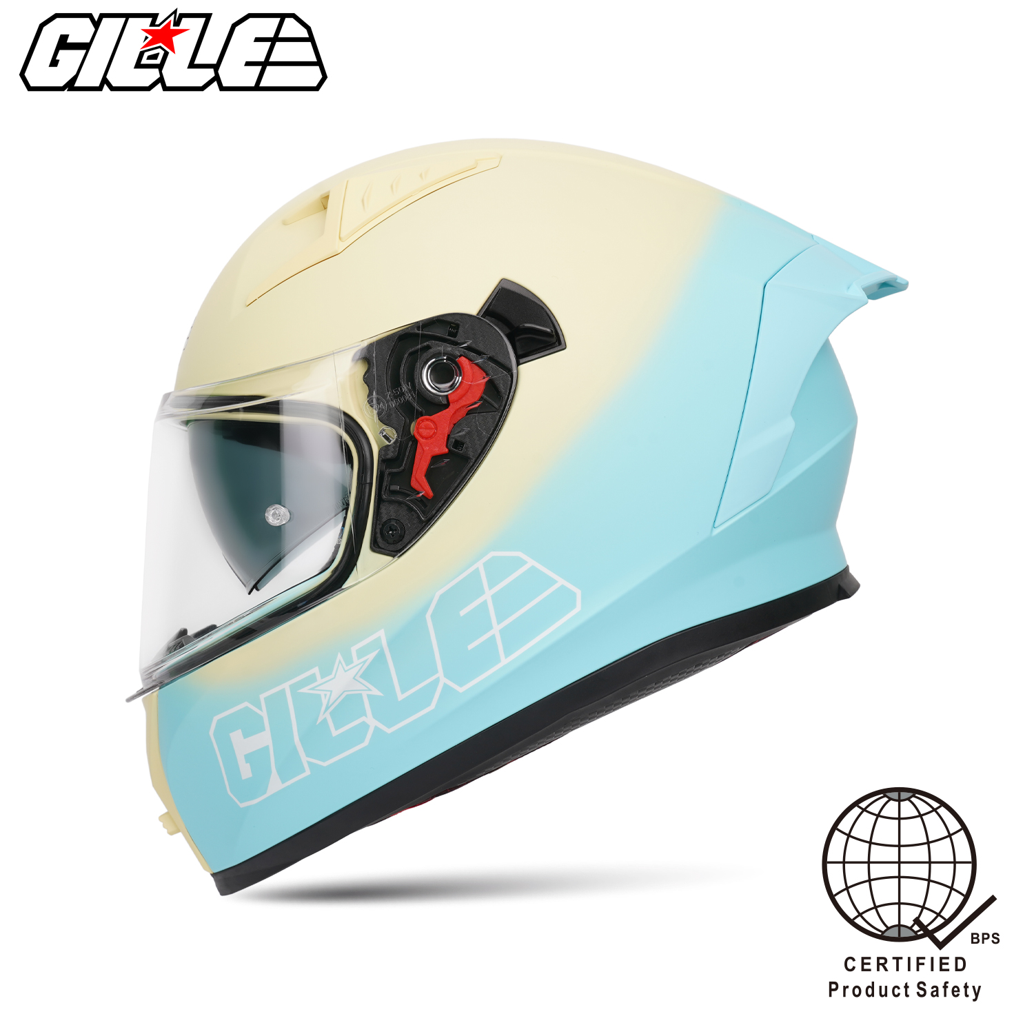 Gille 135 GTS-V1 TLO TONE Full Face Motorcycle Helmet Dual Visor Motor ...