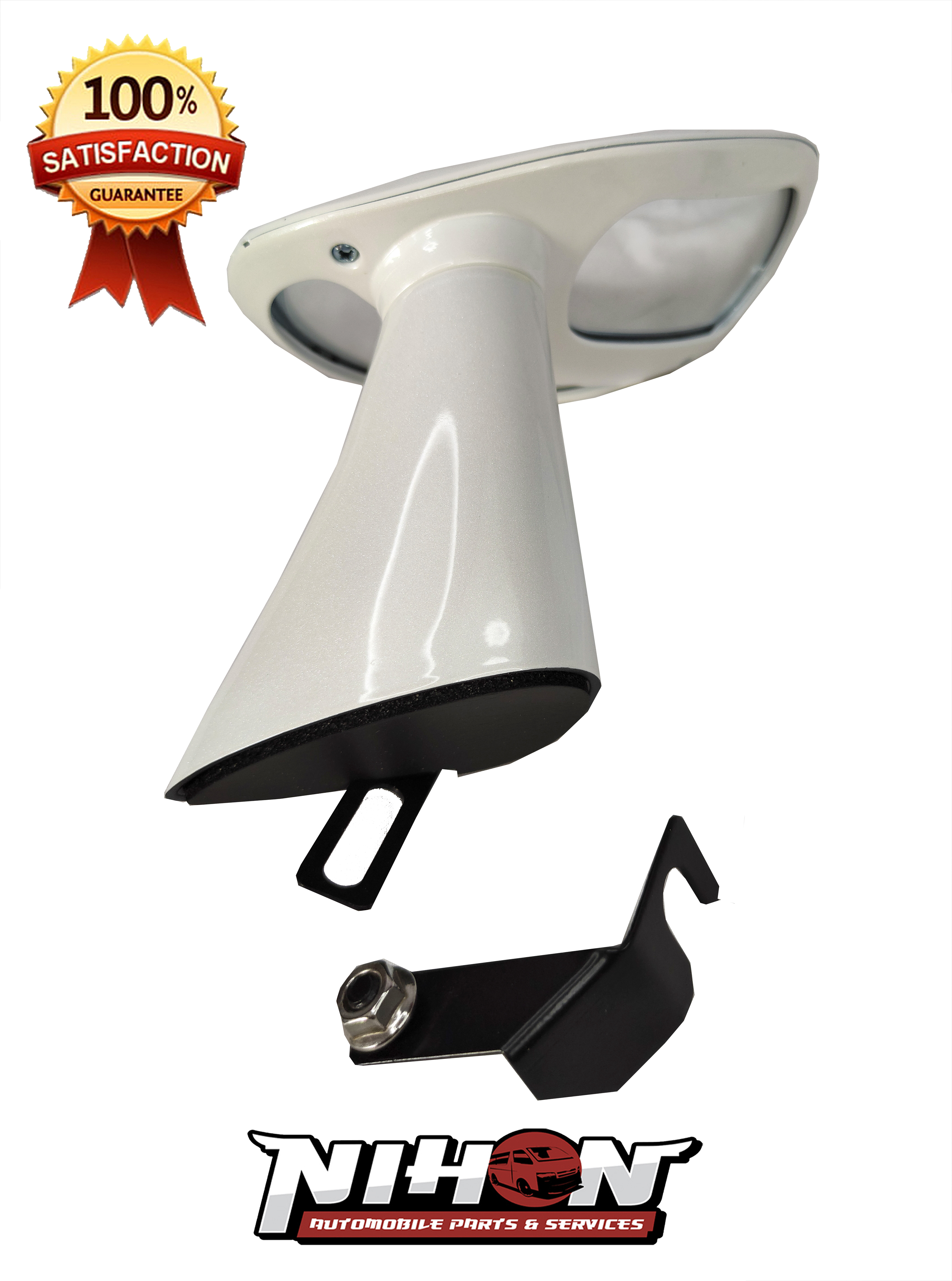 VIP FOREHEAD MIRROR (PEARL WHITE) FOR TOYOTA HIACE 2005-2018 COMMUTER ...