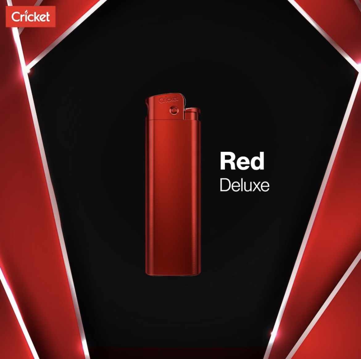 CRICKET Deluxe Steel Lighter Red | Lazada PH