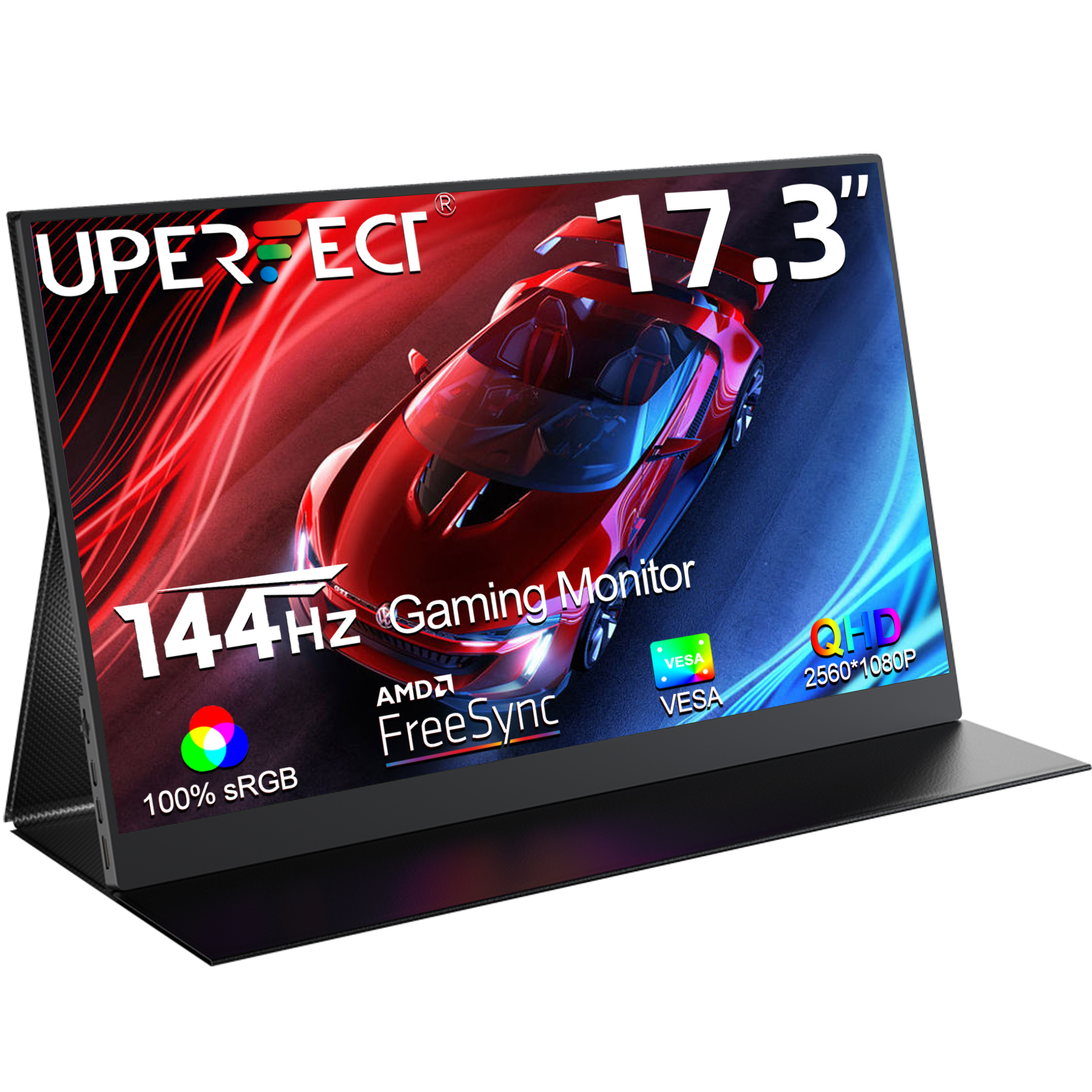 UPERFECT 2K Portable Monitor 16inch 100%sRGB IPS brightness 400cd/m ...