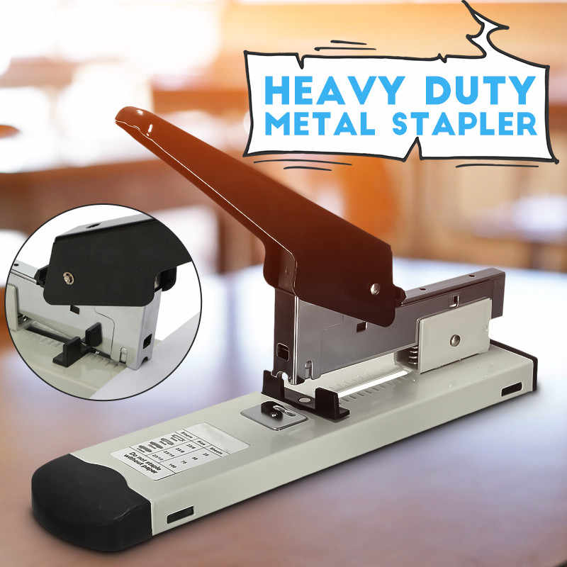 Huapuda Heavy Type Metal Stapler Bookbinding Stapling 120 Sheet ...
