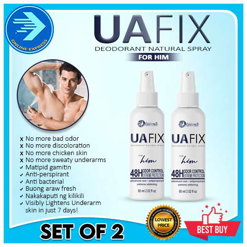 BEST SELLING UA FIX FOR HIM (SET OF 2) / ANTI ODOUR UNDERARM CARE / The ...