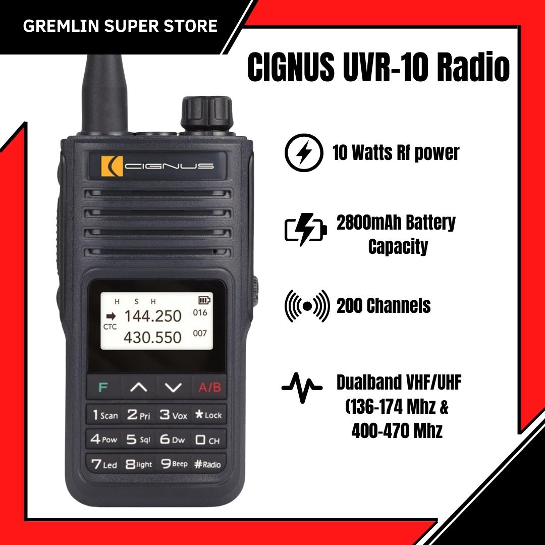Cignus UVR-10 Two Way Radio 10 Watts | Lazada PH