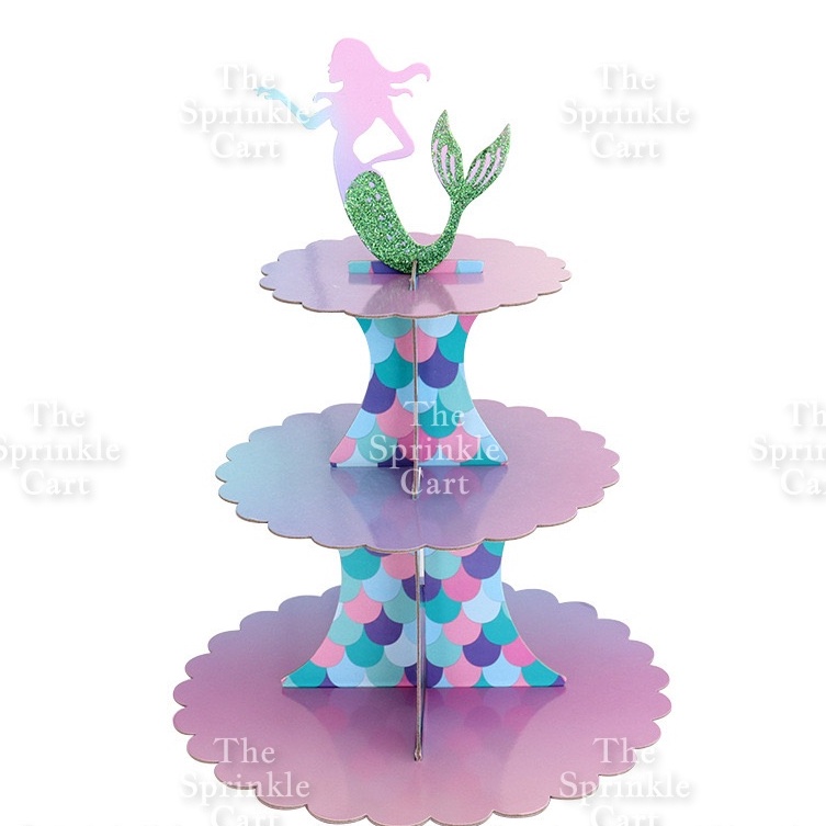 3-Layer Cupcake Stand Cake And Dessert Displays Birthday Party ...