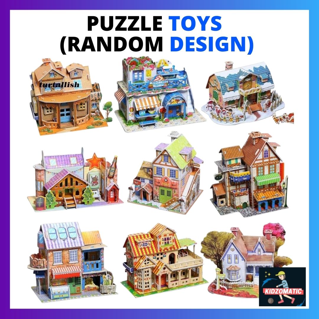 KIDZOMATIC | DIY 3D Puzzle Toys | Manual Assembly Model House ...