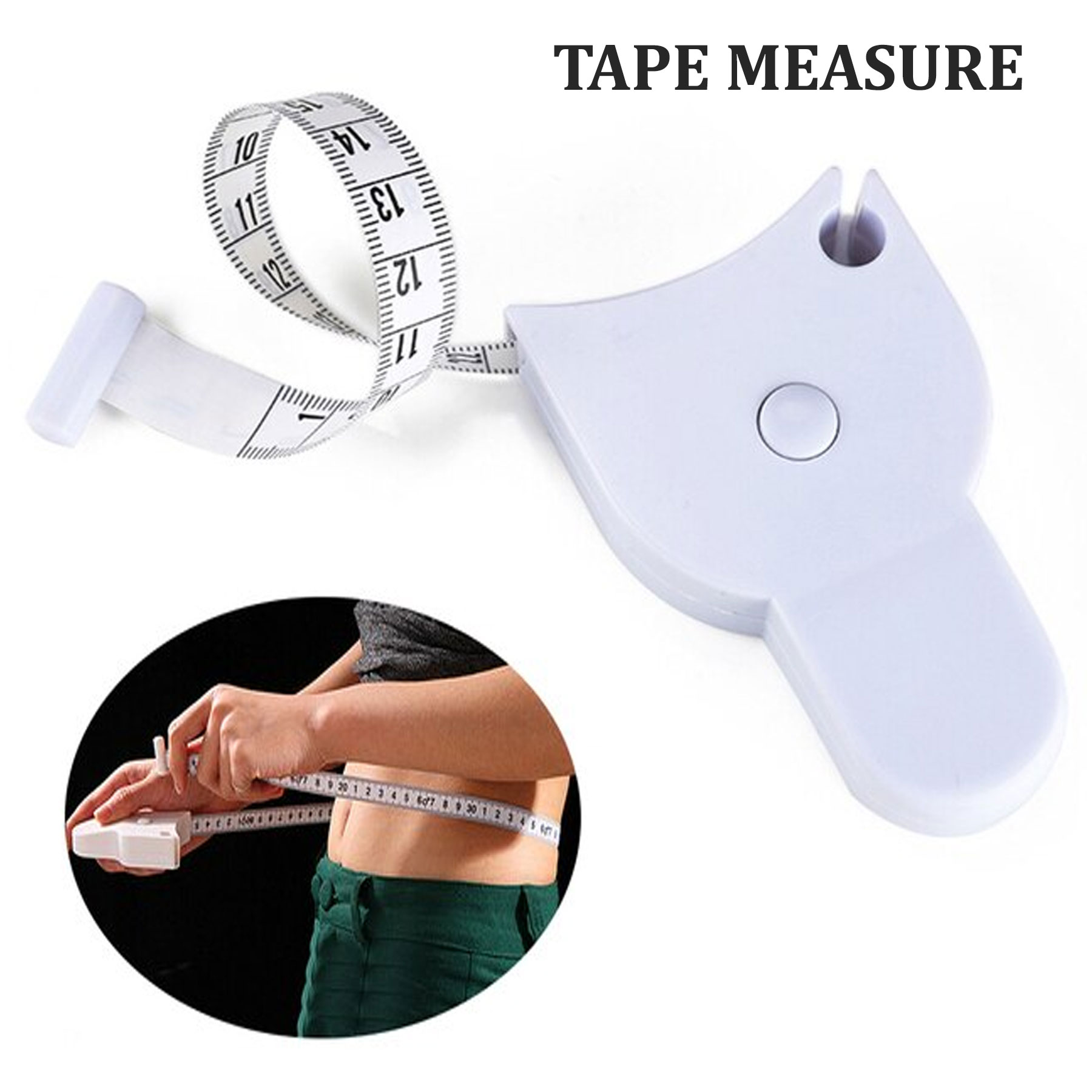 Y-type Tape Measure Automatic Tape Measure Fitness With Handle ...