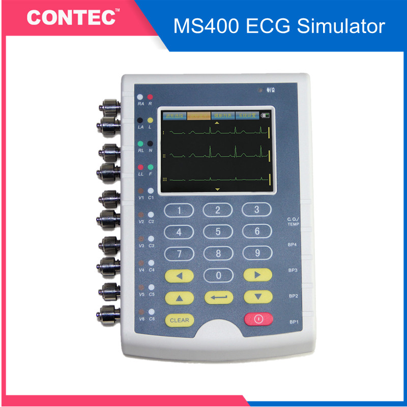 MS400 Multiparameter Simulator 12-lead ECG, Respiration, Temperature, 2 ...