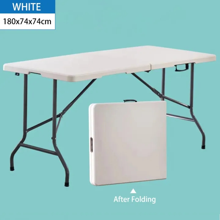 Folding Table 4FT (122cm) Folding Half Table Portable Outdoor Folding ...