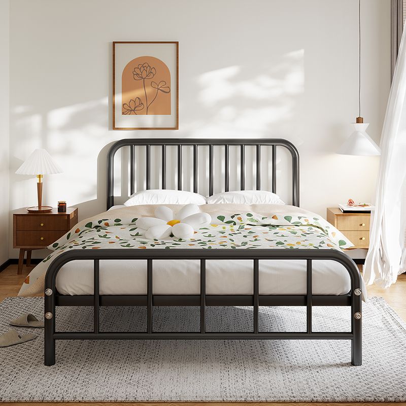 Metal Iron Frame Bed Simple Iron Bed Single/Double/Queen-size Iron Bed ...
