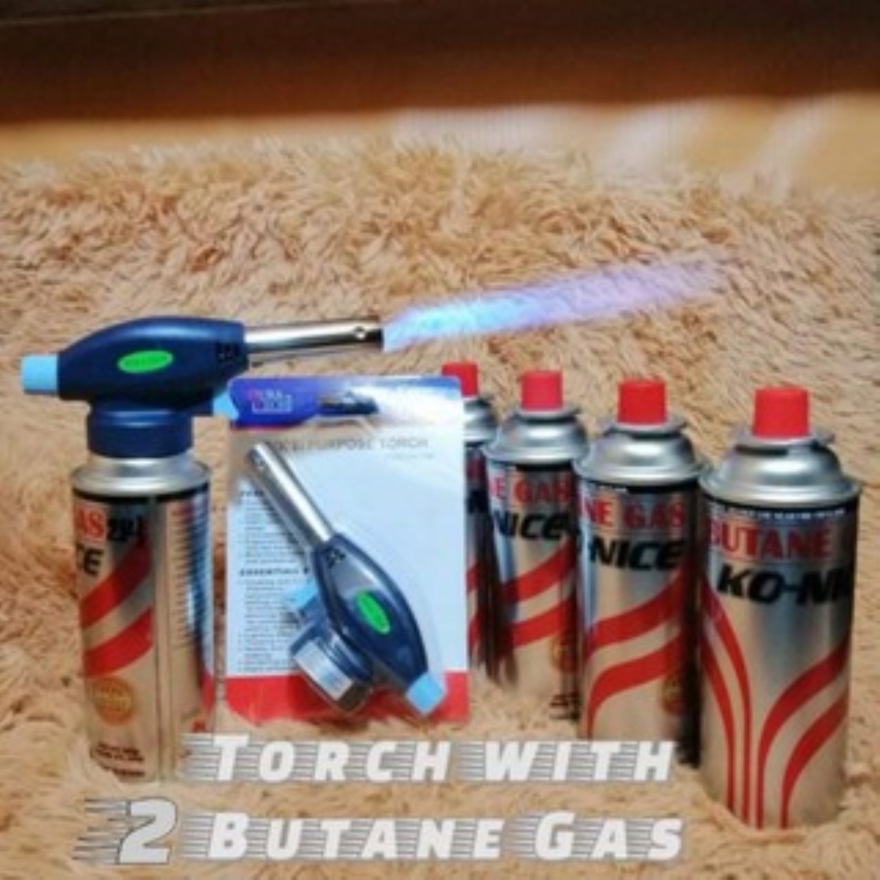 Torch with Bounce Butane Gas 250g | Lazada PH