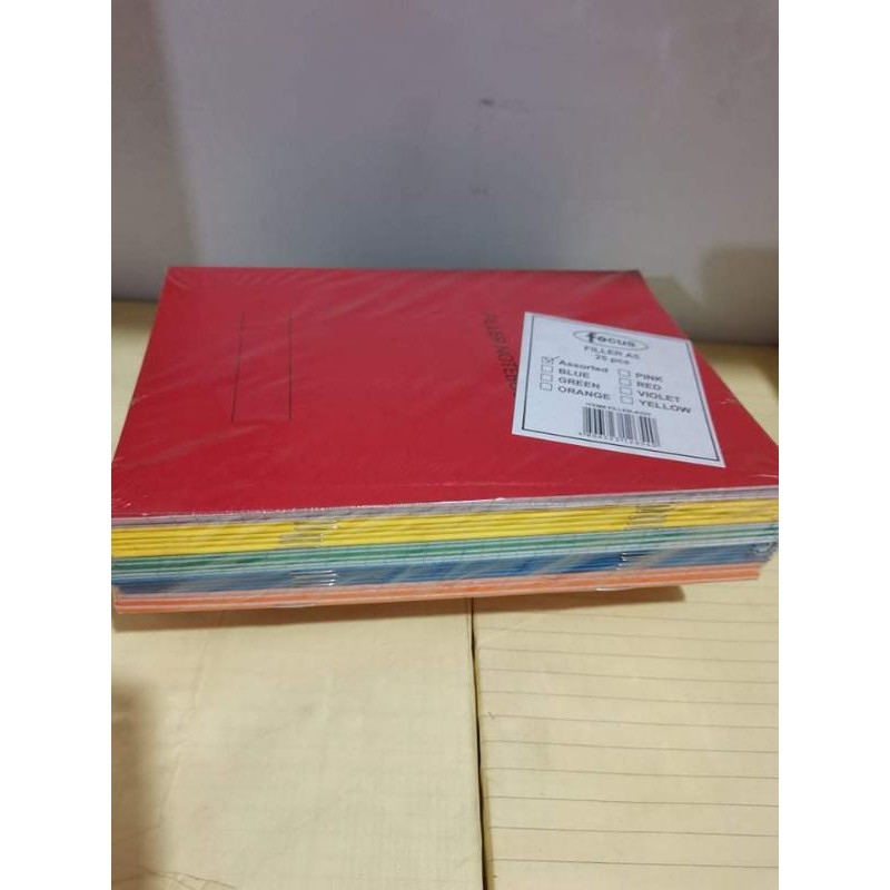 Filler Notebook Focus /Mini and A5 (x25 pc) | Lazada PH