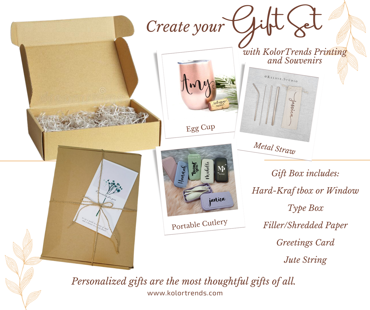 Personalized Gift Boxes Set Ideas for Birthday Souvenirs Corporate ...