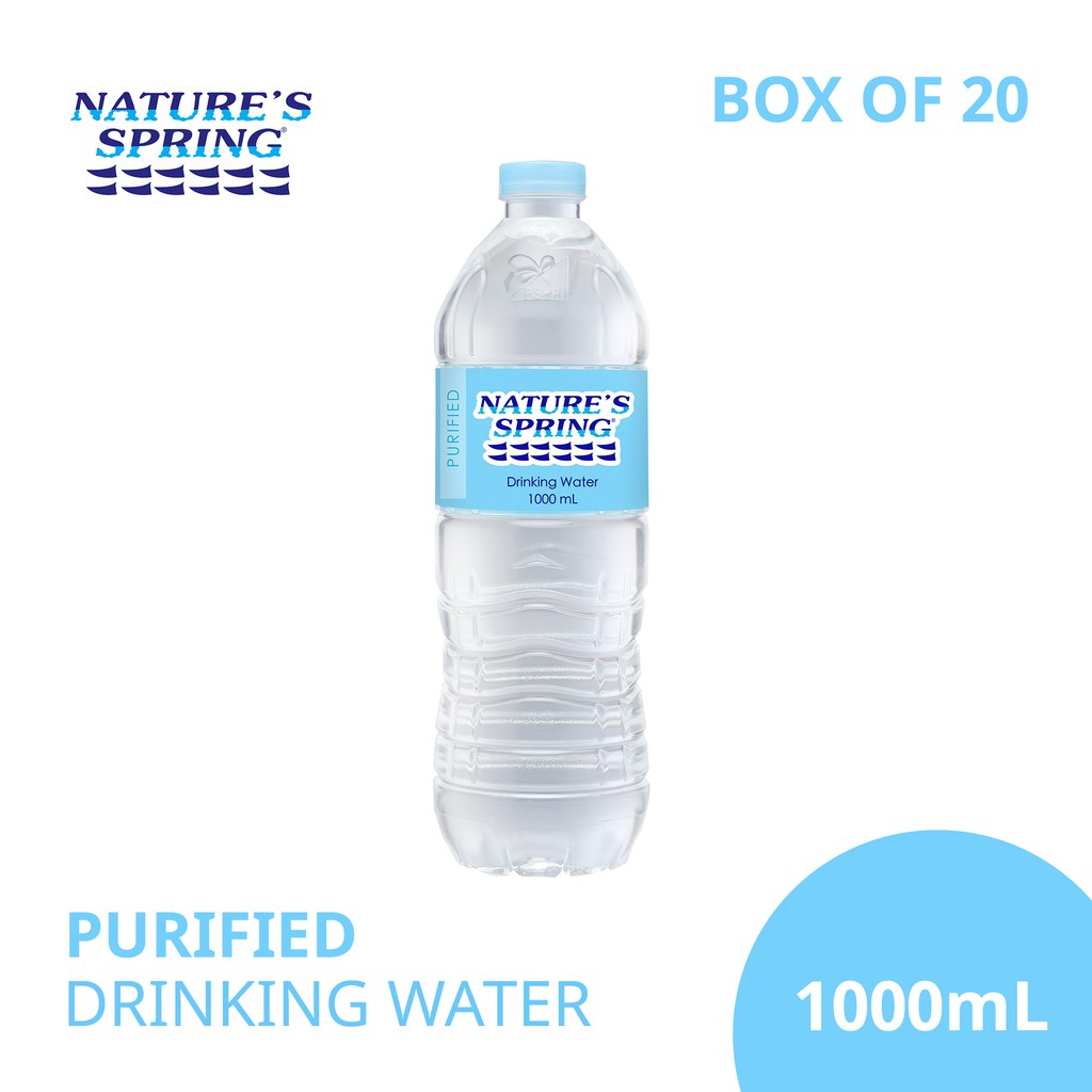 Nature's Spring Purified Water 1 Liter | Lazada PH