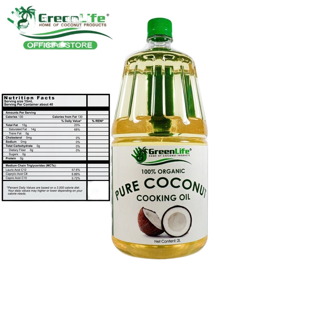 Organic Pure Coconut Cooking Oil 2L Deep Fry Healthy NOT CANOLA OLIVE ...