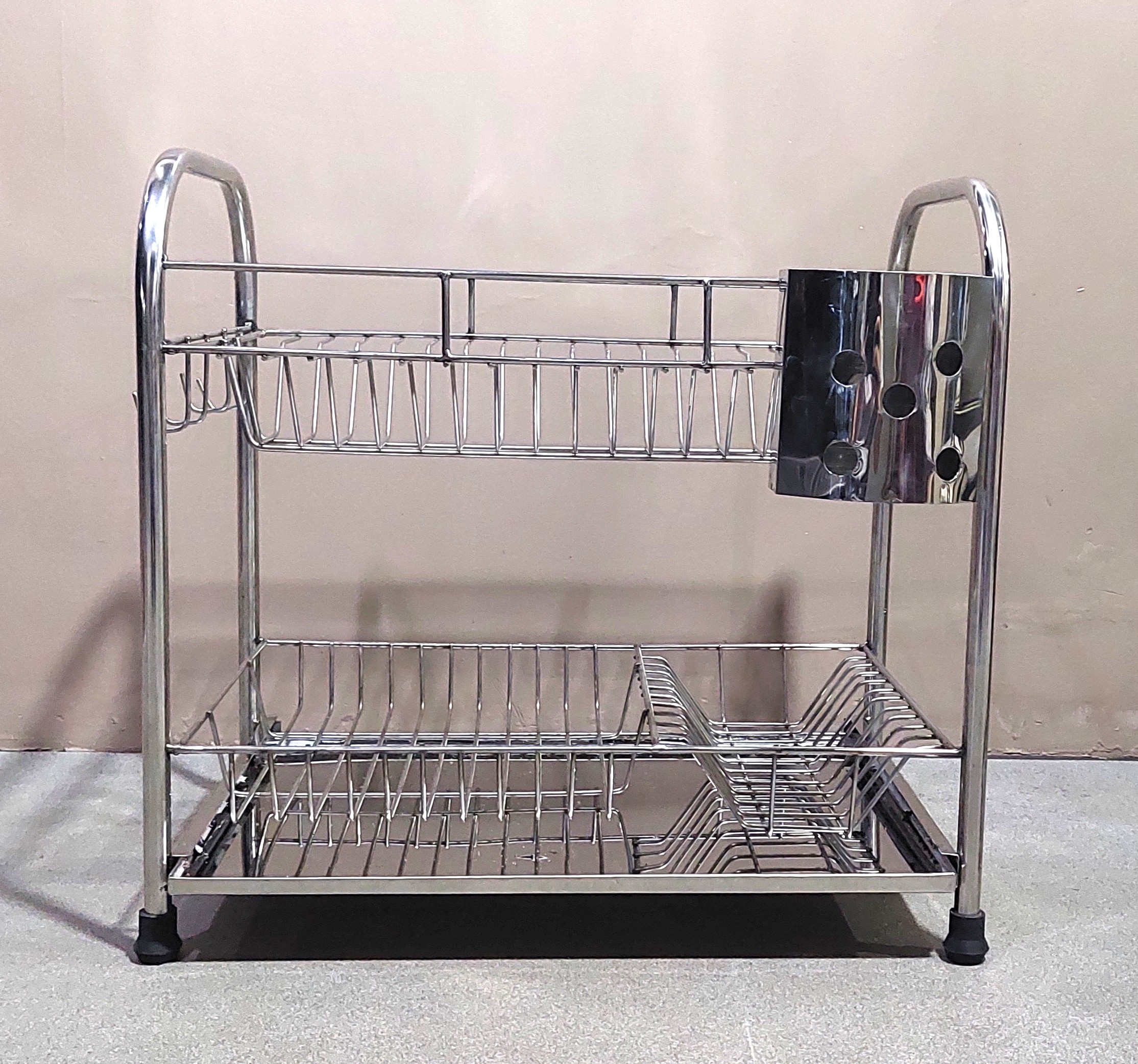 Heavy Duty Dish Drainer Dish Rack Organizer - 12 / 15 / 18 Plates - 2 ...