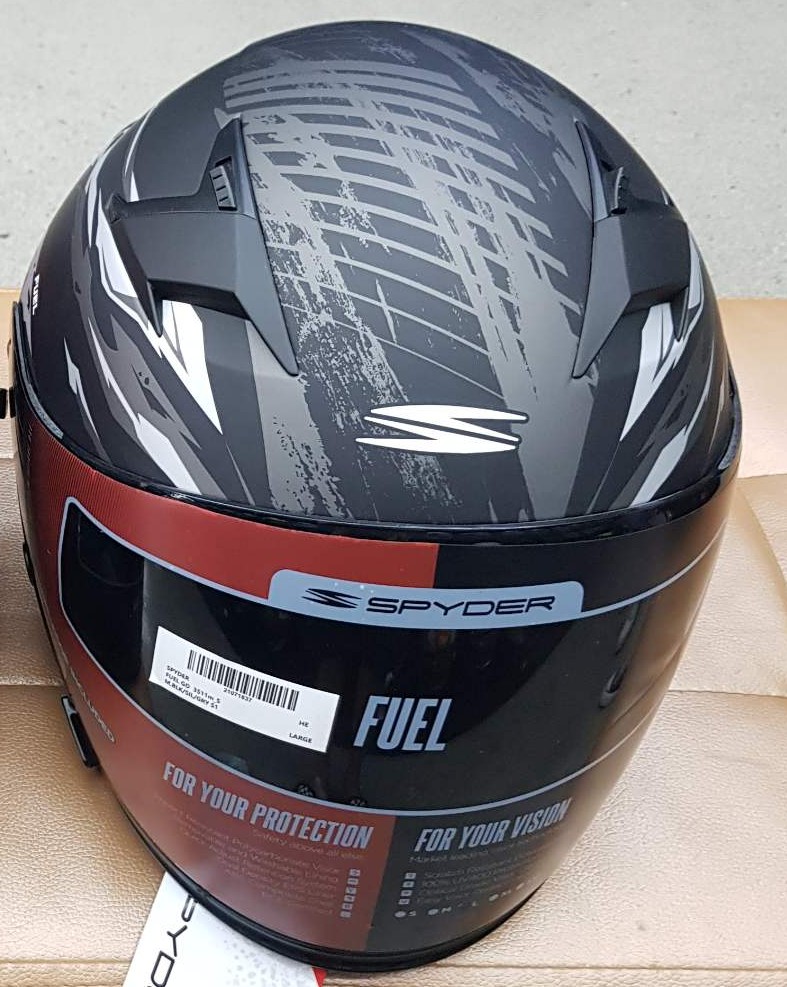 Spyder fuel half face dual visor helmet (with free lens) | Lazada PH