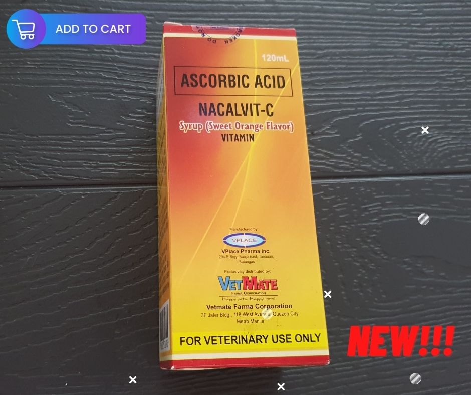 PAPI Nacalvit-C for Dogs, Cats, Guinea pig and Rodents 120ml with 1 ...