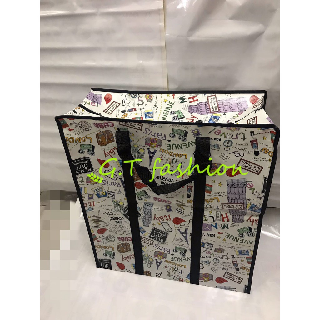 Sako bag /Shopping bag /Travel bag with double zipper | Lazada PH