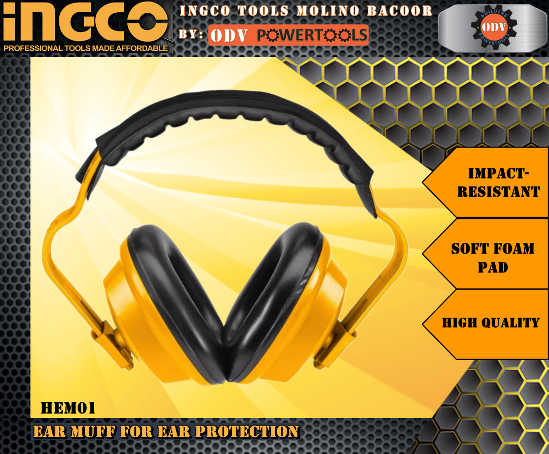 Ingco HEM01 24db Ear Muff ~ ODV POWERTOOLS | Lazada PH