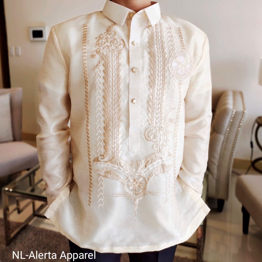 BARONG TAGALOG FOR MEN WITH EAGLE'S LOGO | Lazada PH