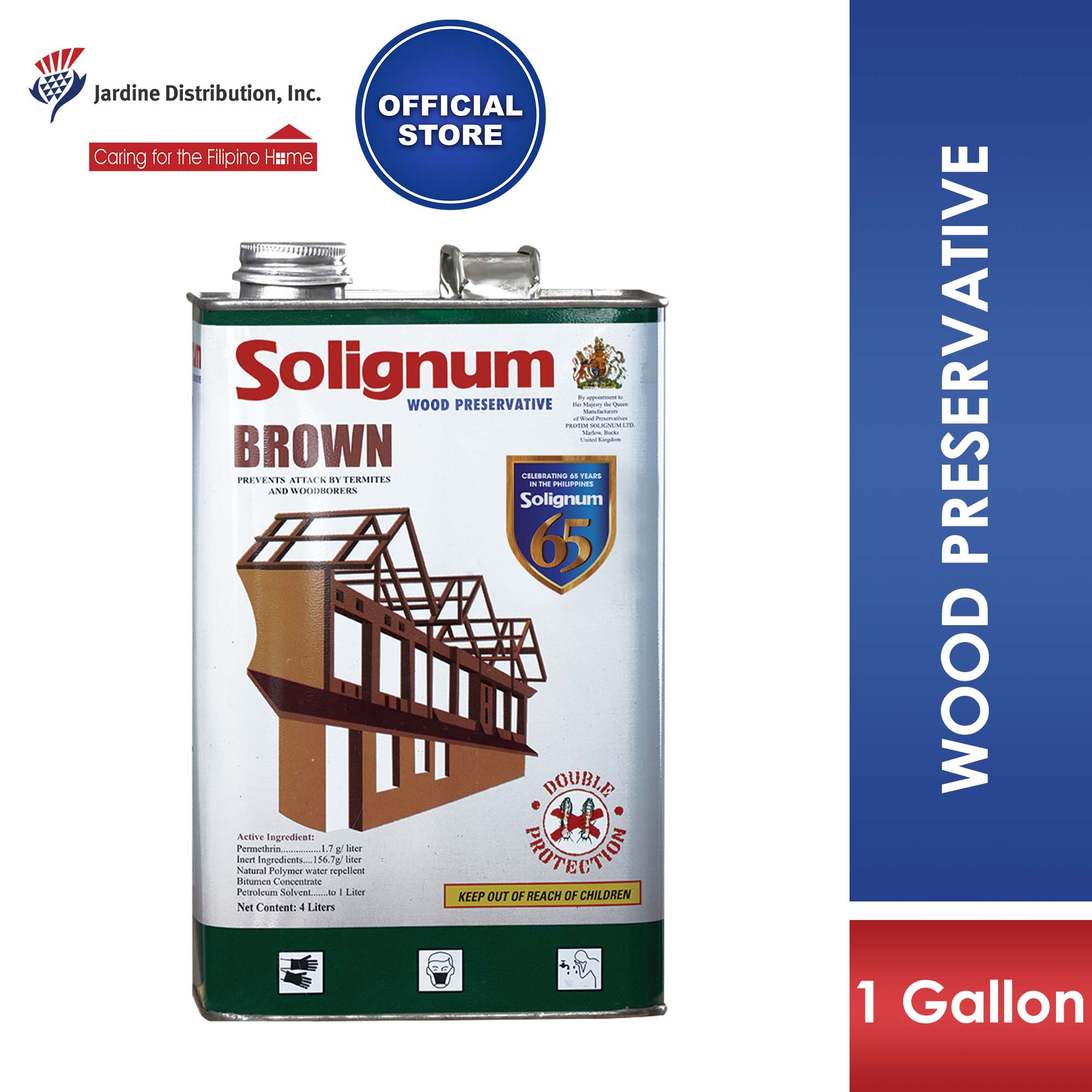 Solignum Wood Preservative - Brown 4 Liters | Lazada PH