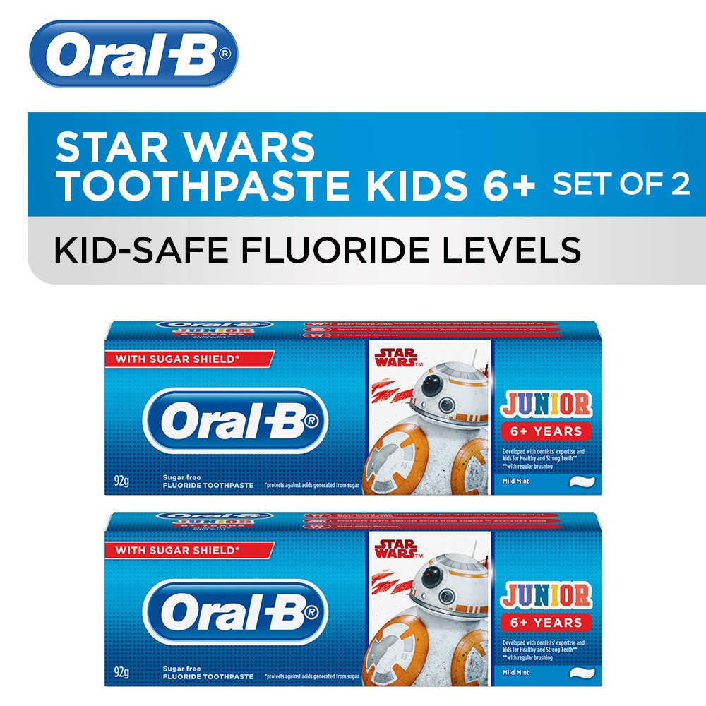 Oral-B Kids Toothpaste Star Wars 90g (Ages 6+) Set of 2 | Lazada PH