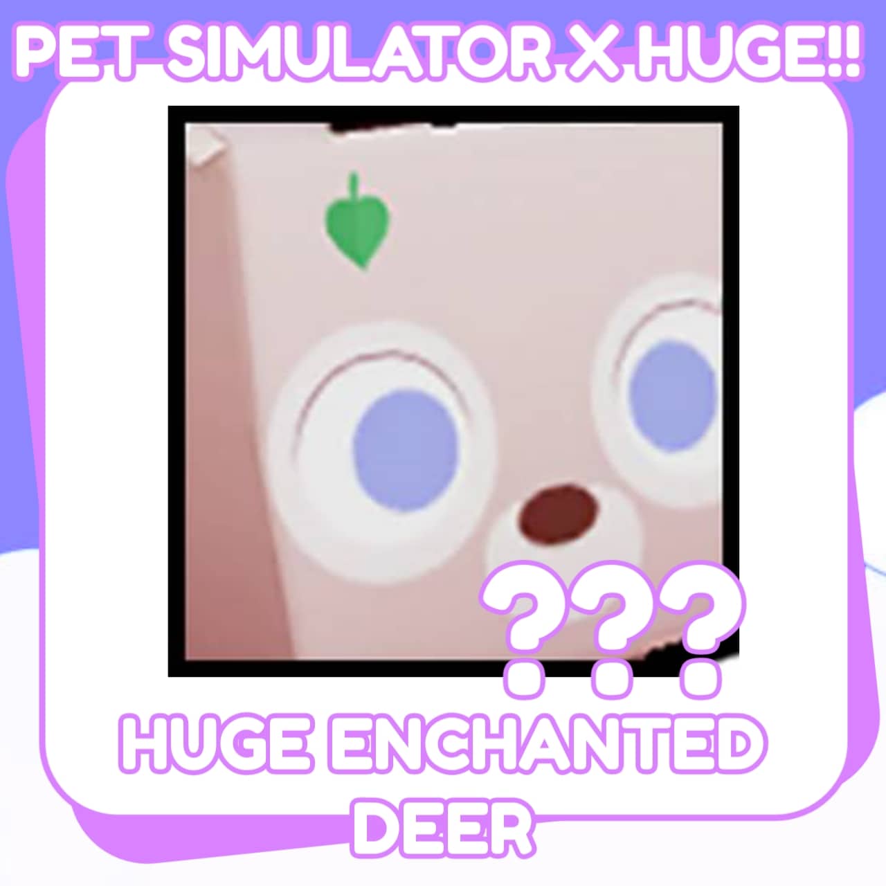 Huge Enchanted Deer Pet Simulator X | Lazada PH
