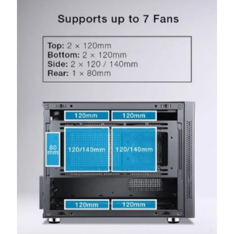 Tecware FUSION Hybrid Small Form Factor Case | Lazada PH