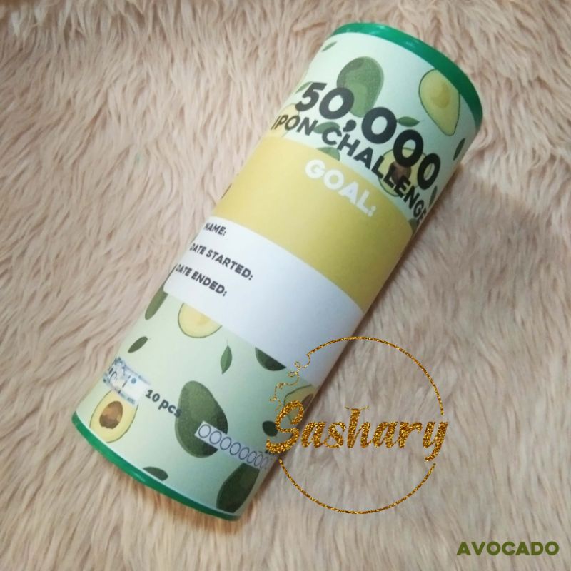 Mainit na benta CUTE AESTHETIC Alkansya WITH GOALS Ipon Challenge ...