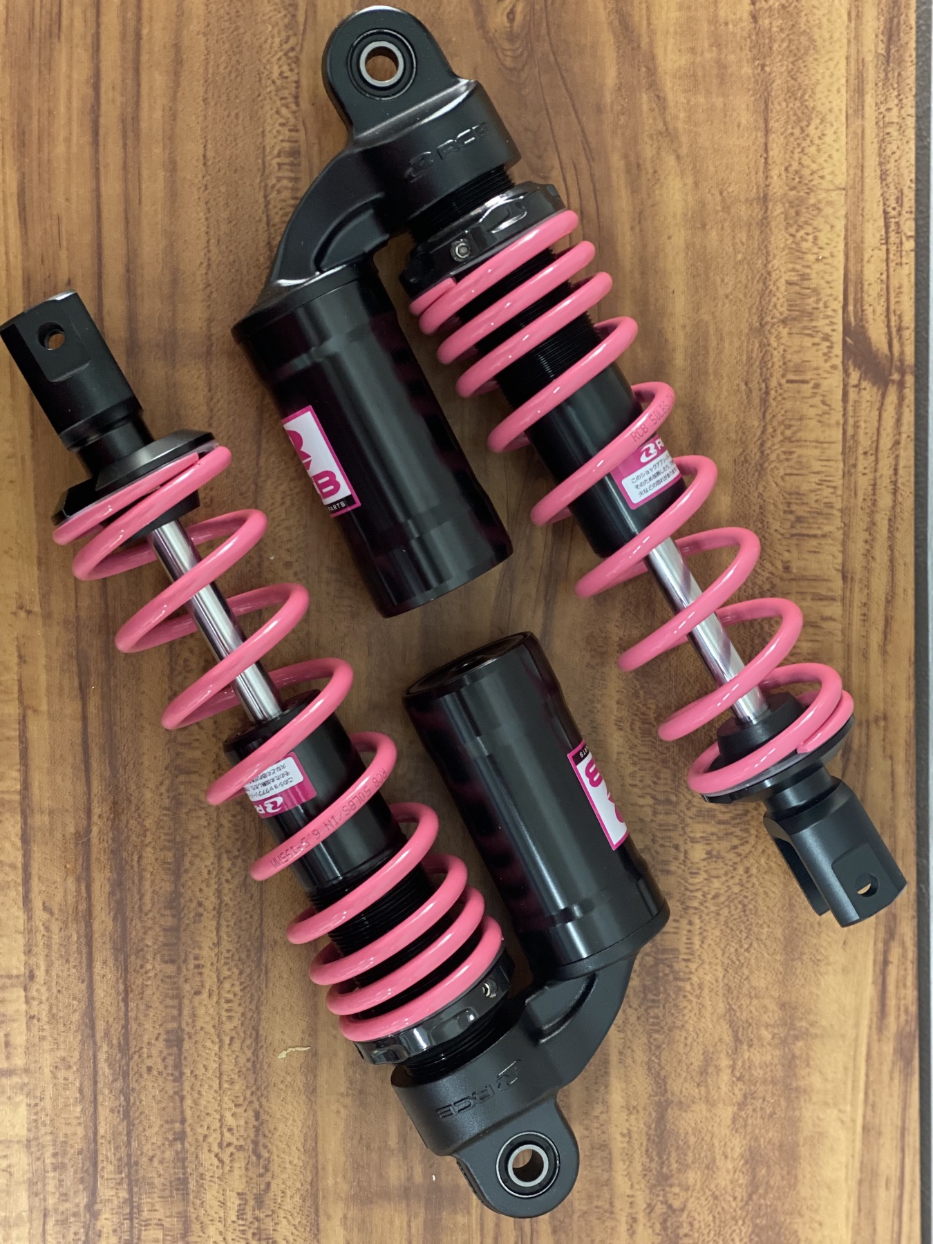 RACING BOY MB-2 SERIES BLACK PINK W/ TANK 305MM FOR AEROX V1&V2 NMAX V2 ...