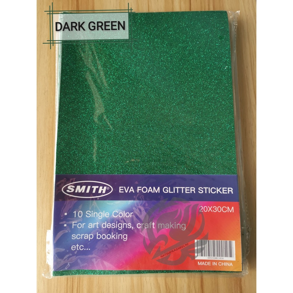 Glitter Sponge/Foam Sticker Paper [A4 size][5 10sheets/pack] | Lazada PH
