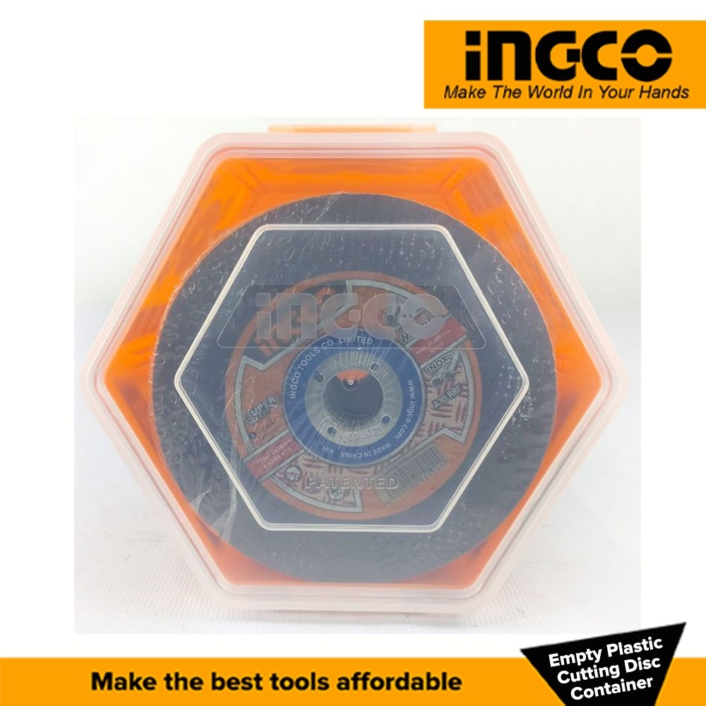 INGCO Empty Plastic Cutting Disc Container For 50pcs Cutting Disc INGCO ...