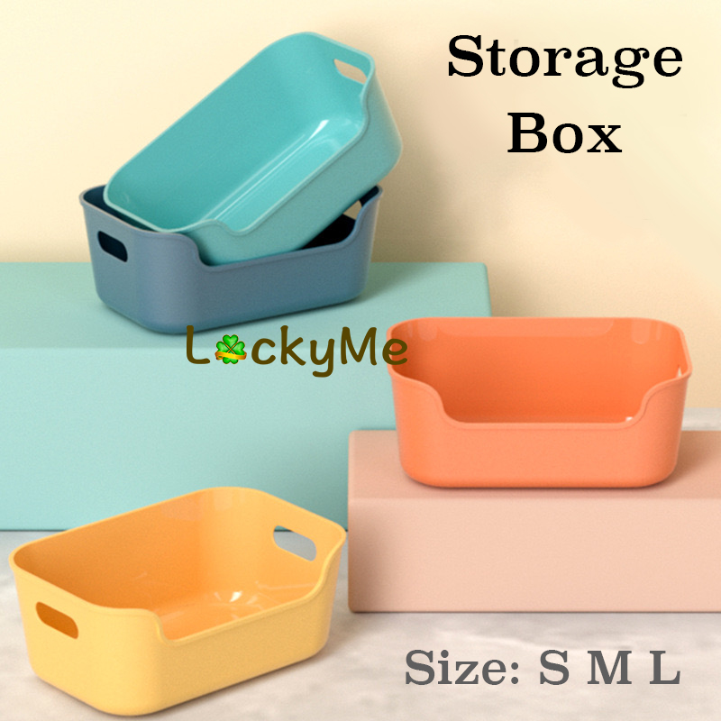 [Manila out within 24h] Desktop Plastic Box Cosmetic Organizing Box ...