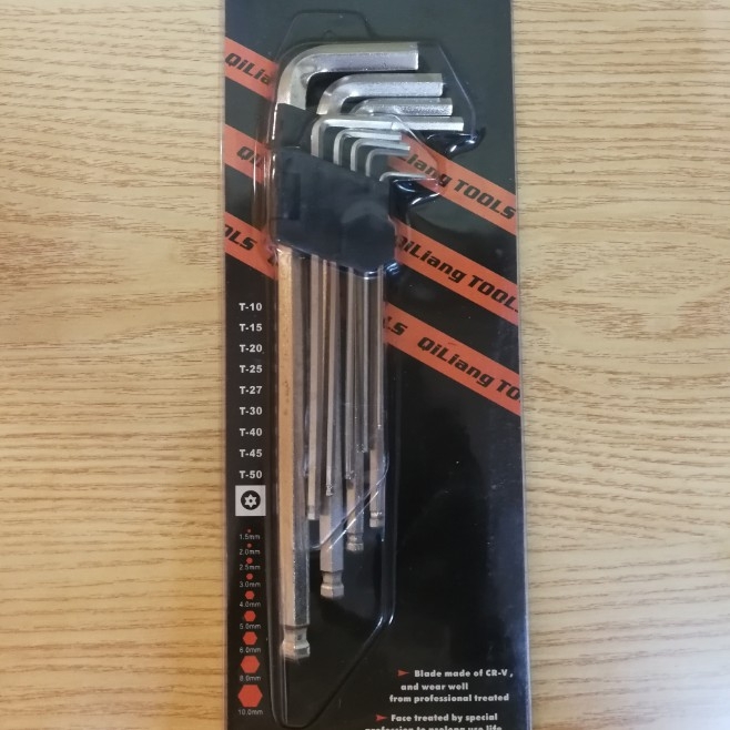 9 piece ball point hex key | Lazada PH