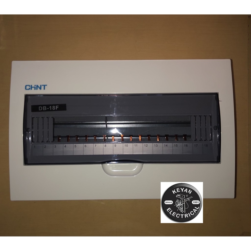 CHINT DISTRIBUTION BOX PANEL BOARD COMPLETE with BUSBAR GROUND NEUTRAL ...