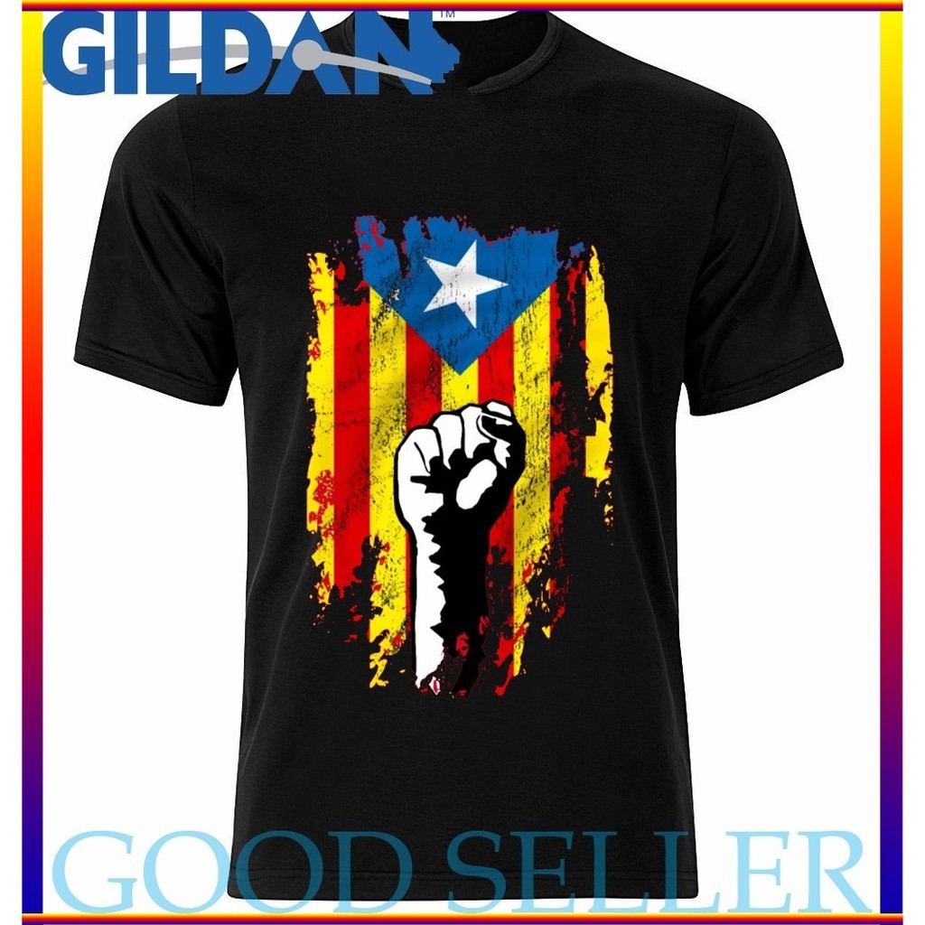 Catalonia Men'S T-Shirt Autonomia Catalan Republic Estelada Catalunya ...