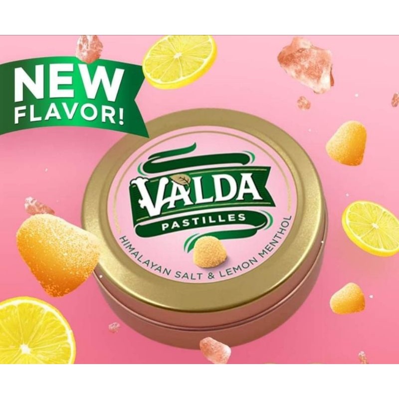 Ins Recommend Valda Pastilles Himalayan Salt lemon Menthol 50g | Lazada PH