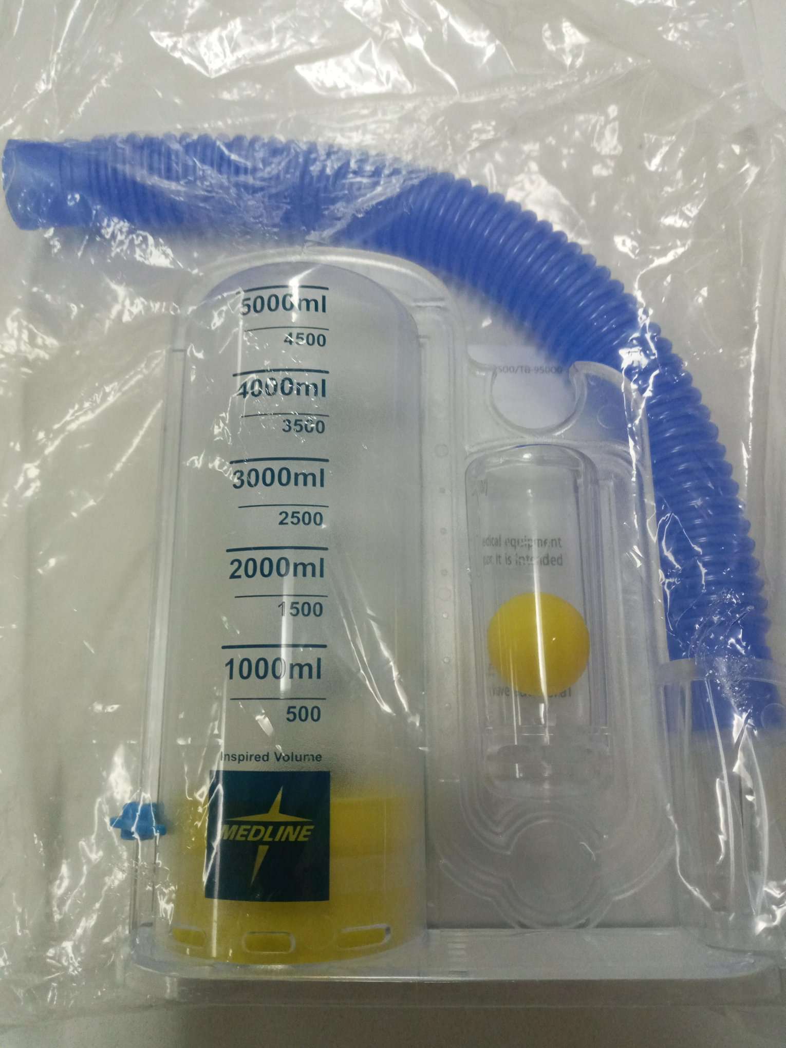Medline Breath Builder Voldyne 5000 Volumetric Respiratory Spirometer ...