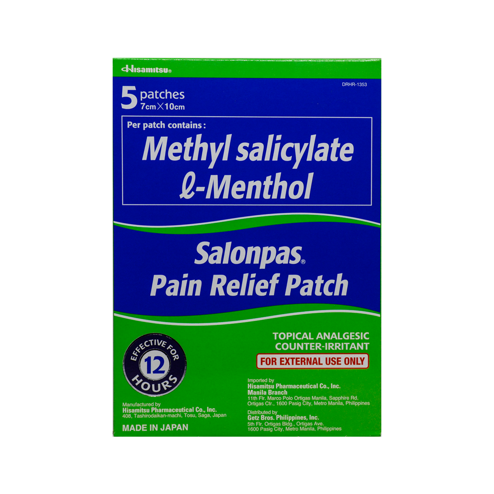 Salonpas Pain Relief 5 Patchesx1 | Lazada PH