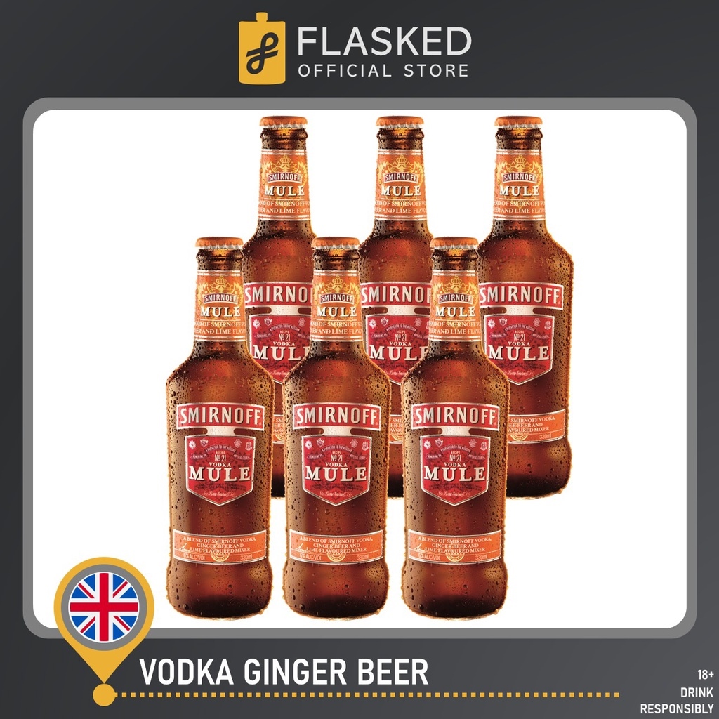 MAGIC HOUSE 2 Smirnoff Mule Vodka Ginger Beer 330mL 6 Bottles | Lazada PH