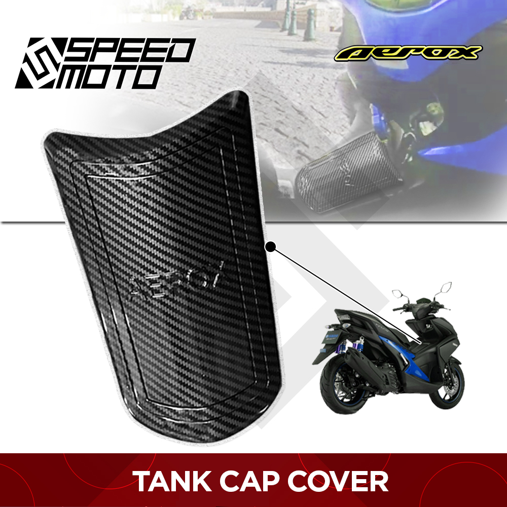 YAMAHA AEROX V1 TANK COVER FUEL GAS COVER CARBON SPEEDMOTO MADE IN ...