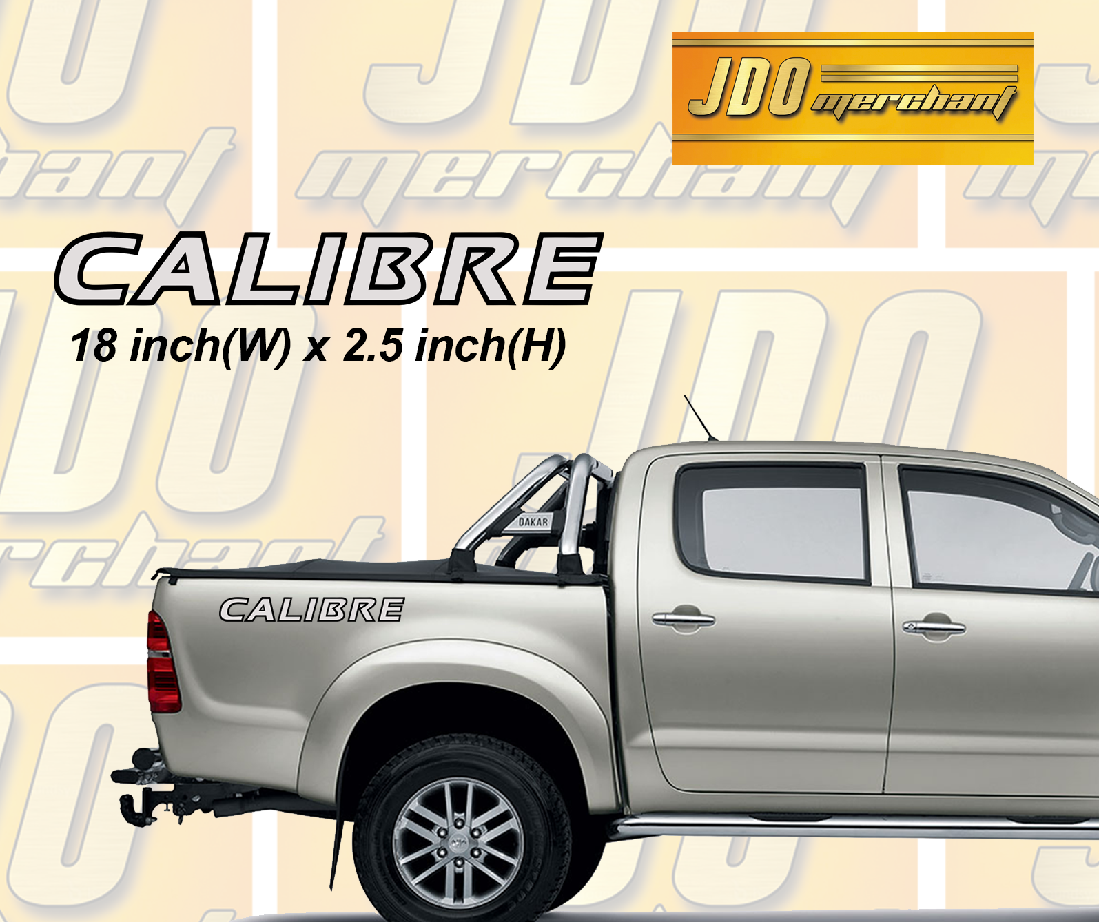 2PCS CALIBRE Sticker Decal Logo Badg | Lazada PH