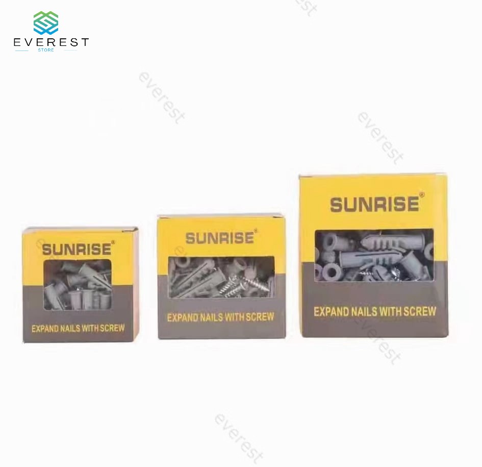Sunrise Tox with Screw 6mm , 8mm , 10 mm PER BOX (50PCS) | Lazada PH